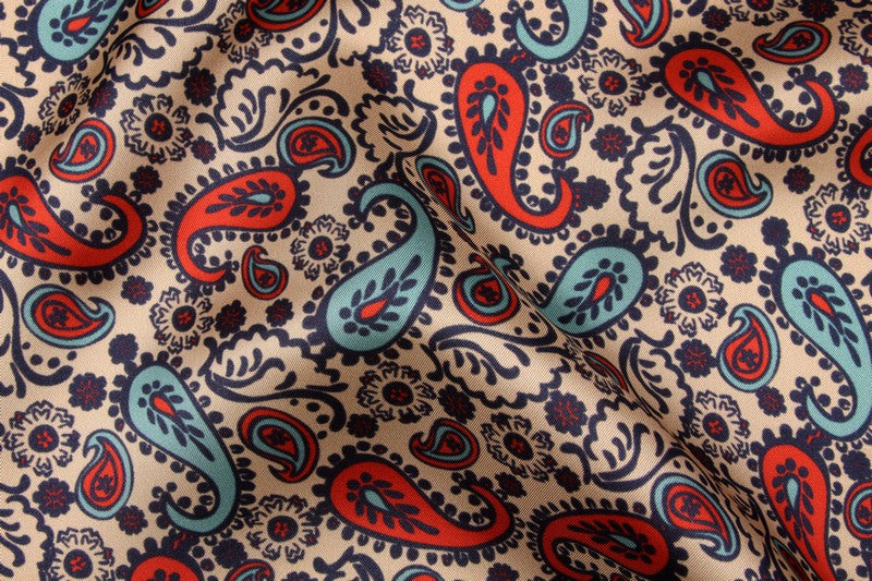 Retro Paisley Pattern Lining – Anderson Kilts