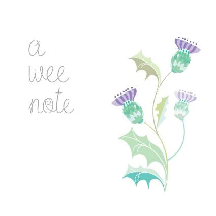 A Wee Note Card – Anderson Kilts