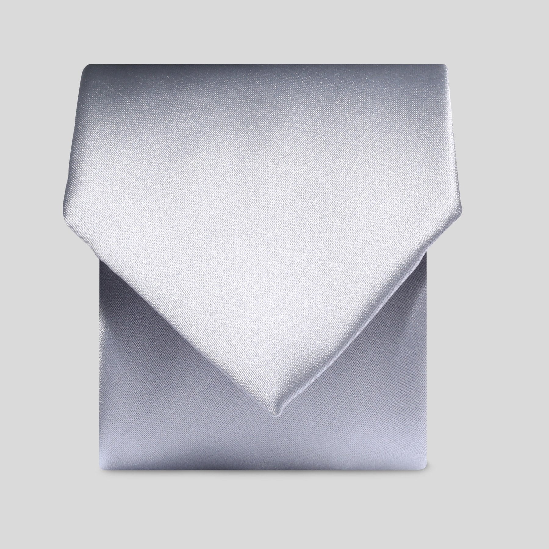 Mens Silver Satin Tie – Anderson Kilts
